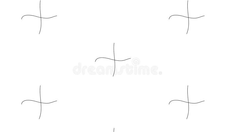 Simple Abstract Monochrome Plus Sign Pattern Stock Vector ...