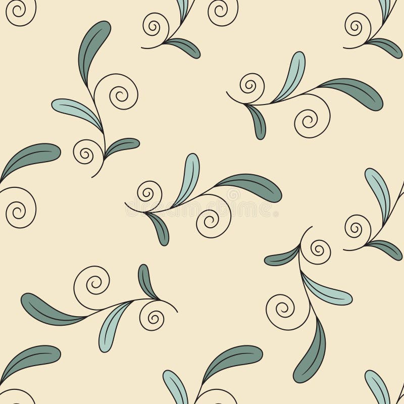 Simple Abstract Pattern Design on Beige Background Stock Vector ...