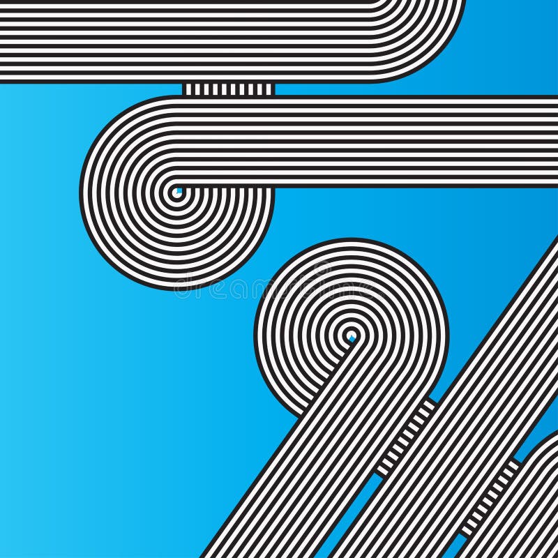 Simple Abstract 1970 S Background Design in Futuristic Retro Style ...