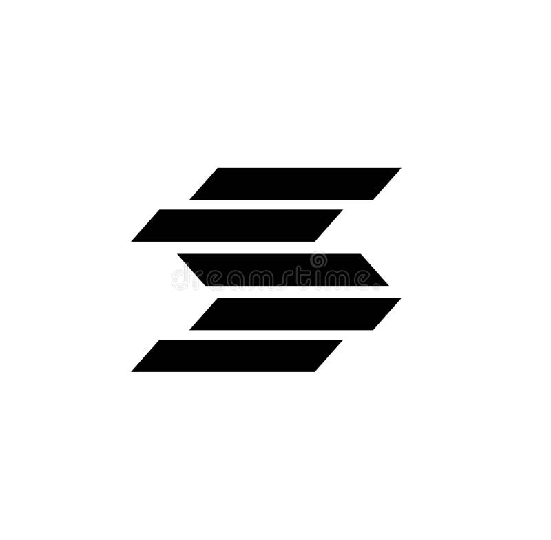 Simple Abstract S Vector Logo Design Stock Vector - Illustration of ...