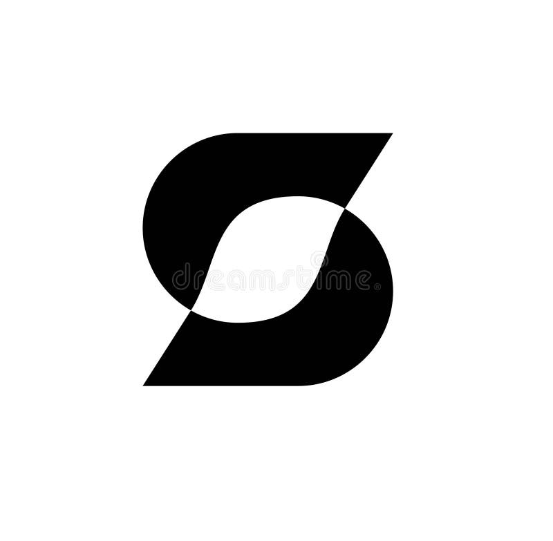 Simple Abstract S Vector Logo Design Stock Illustration - Illustration ...