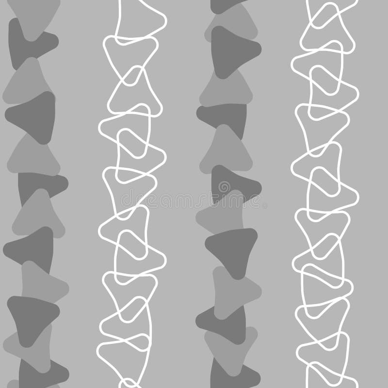 Simple Abstract Shape Repeat Pattern Design Stock Vector - Illustration ...