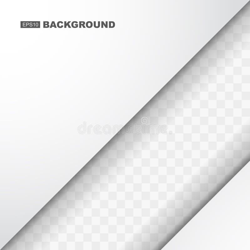 Abstract White Background Template with Flat Design Shadow Stock Vector ...