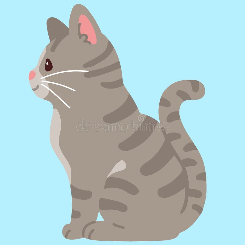 Cat Sitting Side View Icon Stock Illustrations – 540 Cat Sitting Side ...