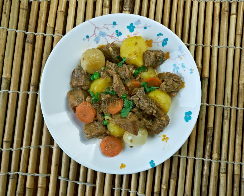Simple African Beef Stew stock image. Image of cuisine - 85107263