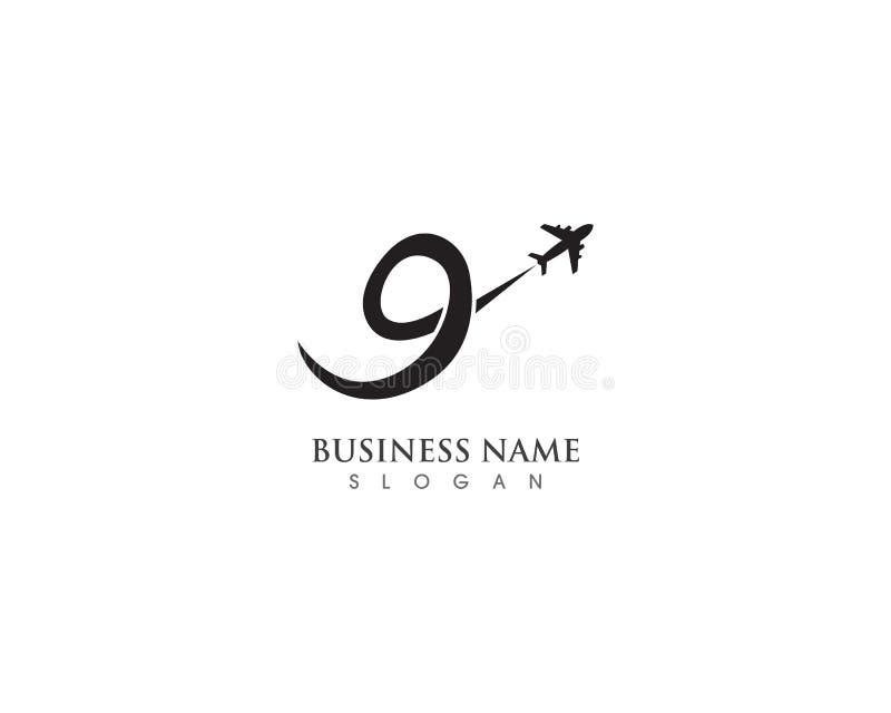 Simple Airplane Design, Icon or Logo Stock Vector - Illustration of ...