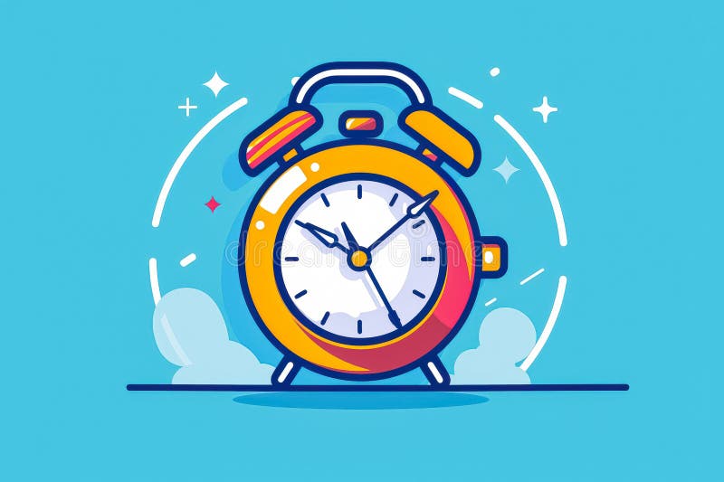 Simple Cartoon Clock Stock Photos - Free & Royalty-Free Stock Photos ...