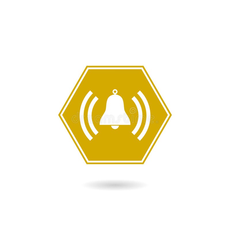 Simple Alarm Logo for Web Design Stock Vector - Illustration of simple ...