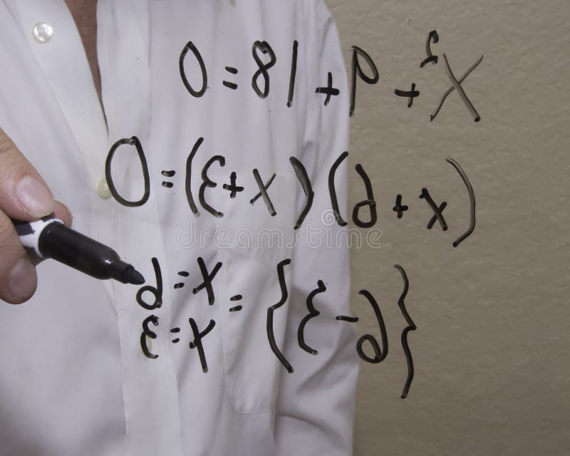 Simple Algebra Equation Which Illustrates Two Points on a Curve or on a ...