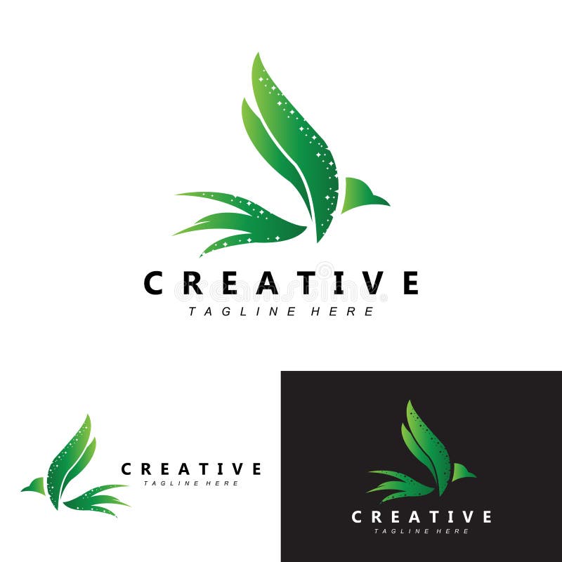 Simple Animal Bird Icon Vector Logo Stock Vector - Illustration of ...