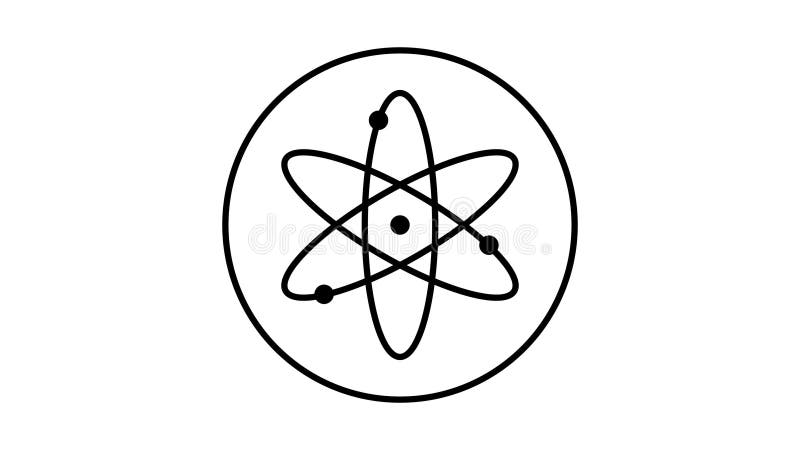 Simple Animation of Atomic Elements Moving Along Orbital Trajectory ...