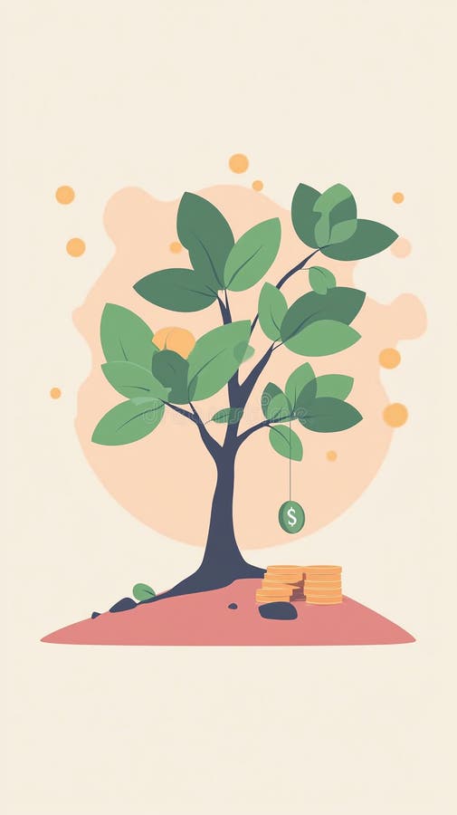 Simple Animation of Compound Interest Doubling an Investment Over Time ...