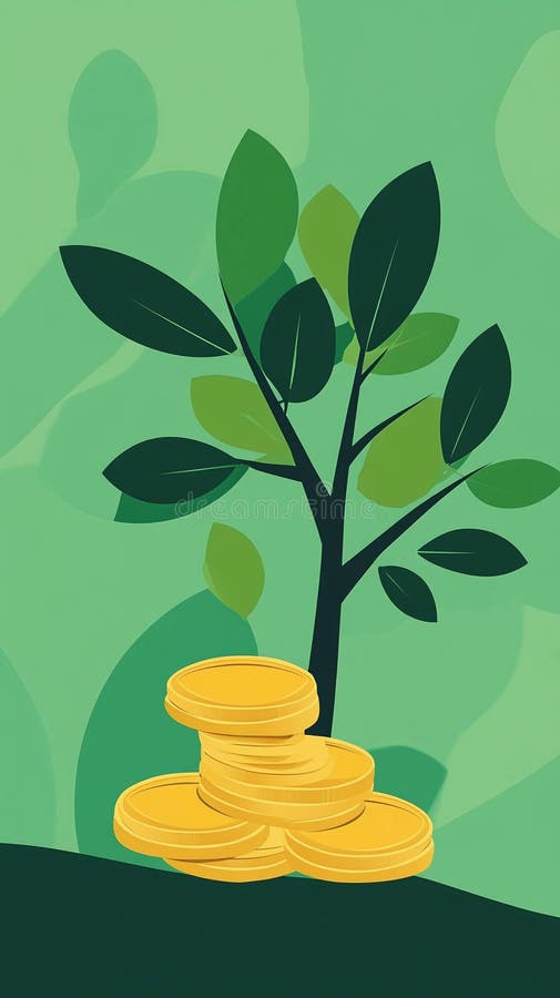 Simple Animation of Compound Interest Doubling an Investment Over Time ...