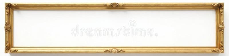 Simple Antique Gold Frame, Clean Lines, White Backdrop , Classic, Lines ...