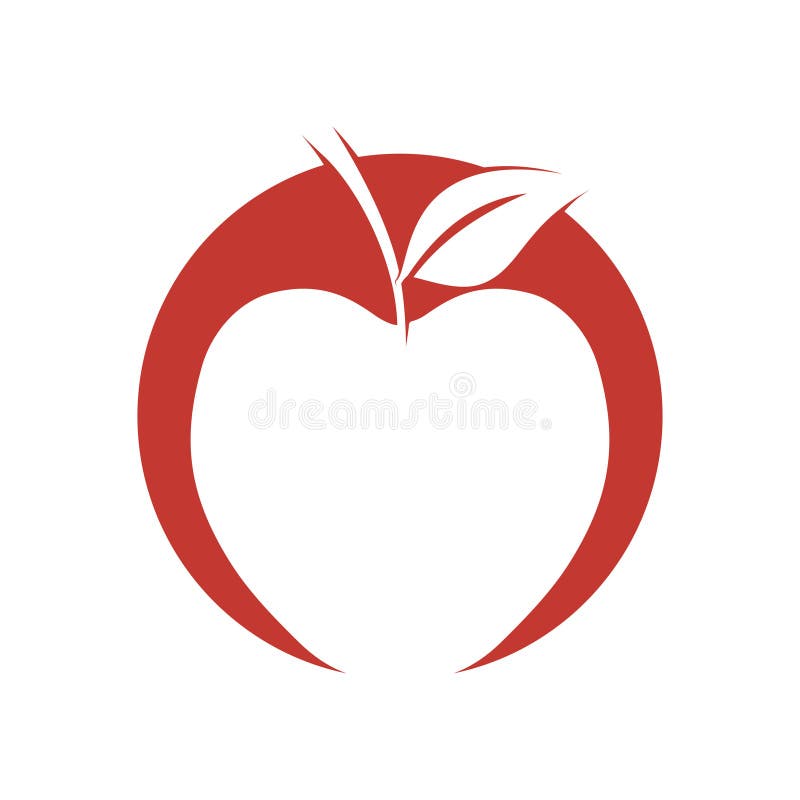 Simple apple vector image stock vector. Illustration of symbol - 302461696