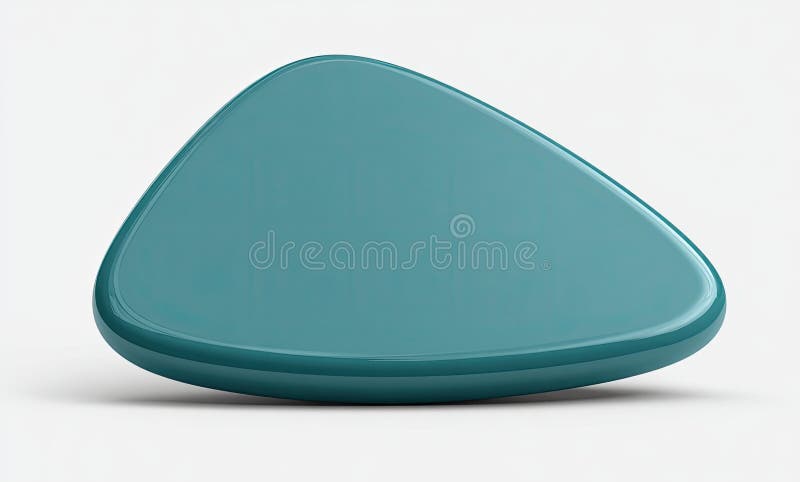 Teal Triangle Object stock illustration. Illustration of shape - 387145424