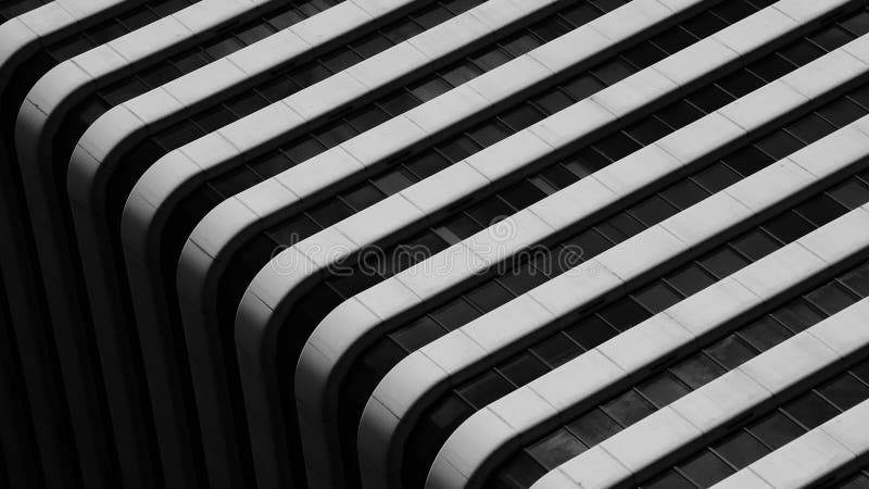 Simple Architecture of Modern Building Pattern. Stock Photo - Image of ...