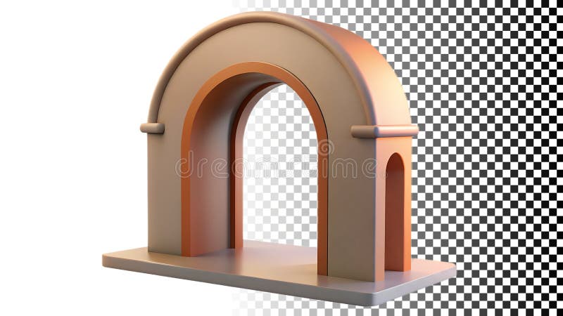 Simple Archway Structure Architectural Element and Entry Passage Visual ...