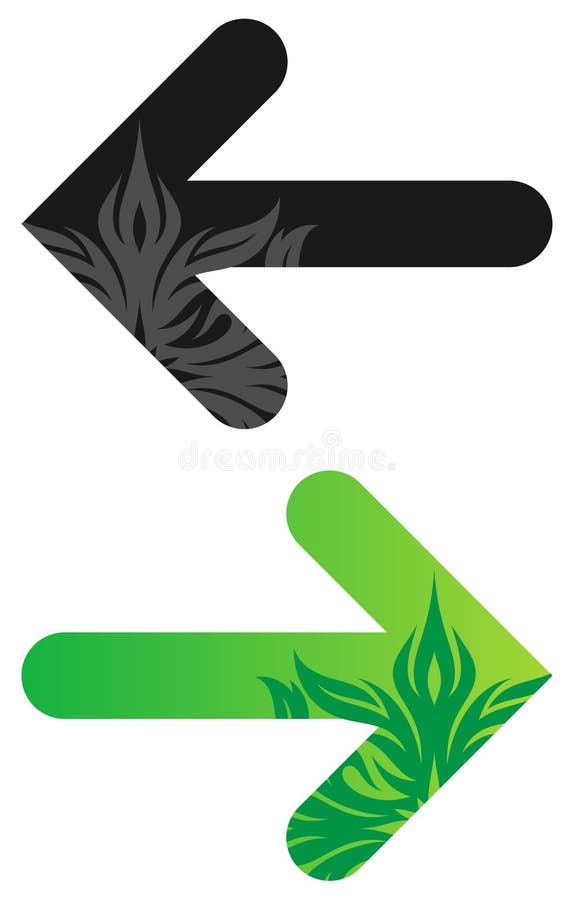 Simple arrow logo design stock vector. Illustration of collection ...