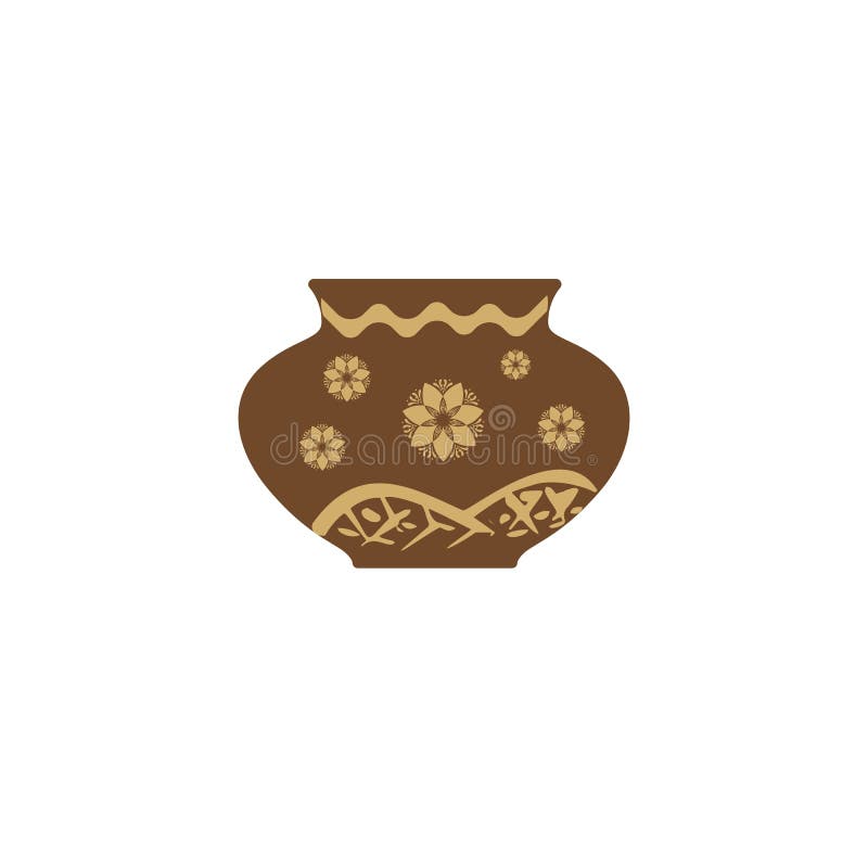 Simple Artistic Pottery Art Vector Logo and Icon Stock Vector ...