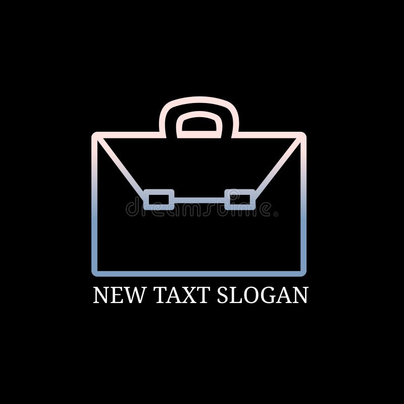 Simple and Attractive Luggage Logo for Your Company Stock Illustration ...