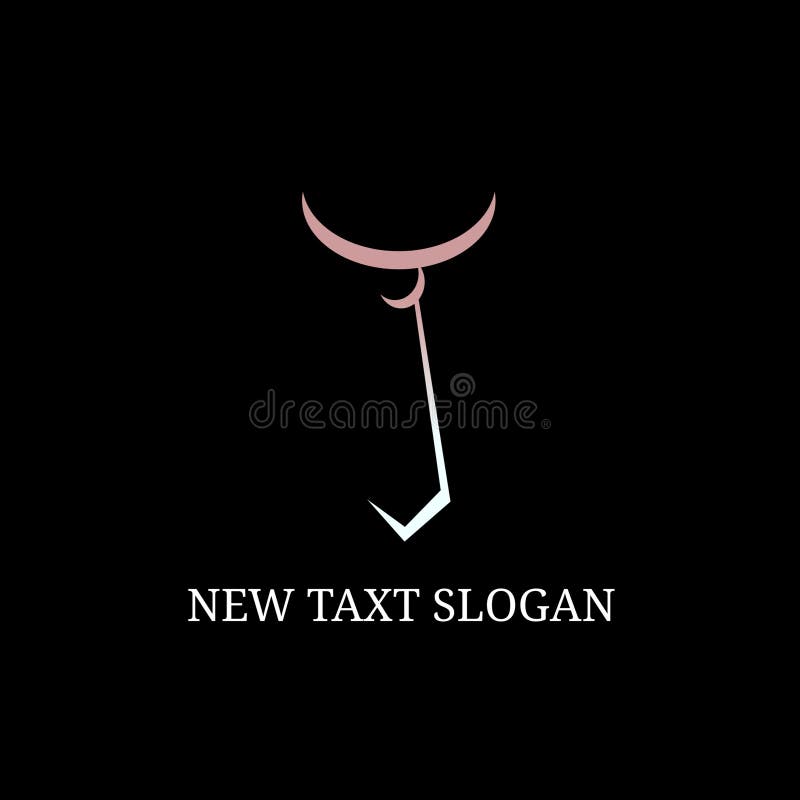 Simple and Attractive Tie Logo for Your Company Stock Illustration ...