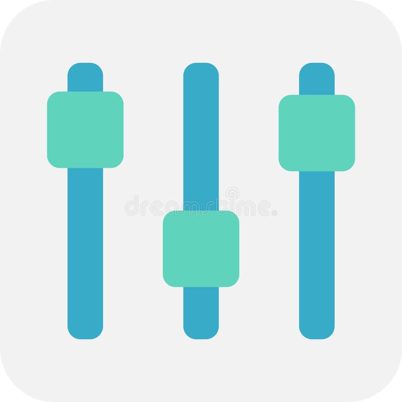 Simple Audio Equalizer Icon. Minimalist Audio Equalizer Icon. Stock ...