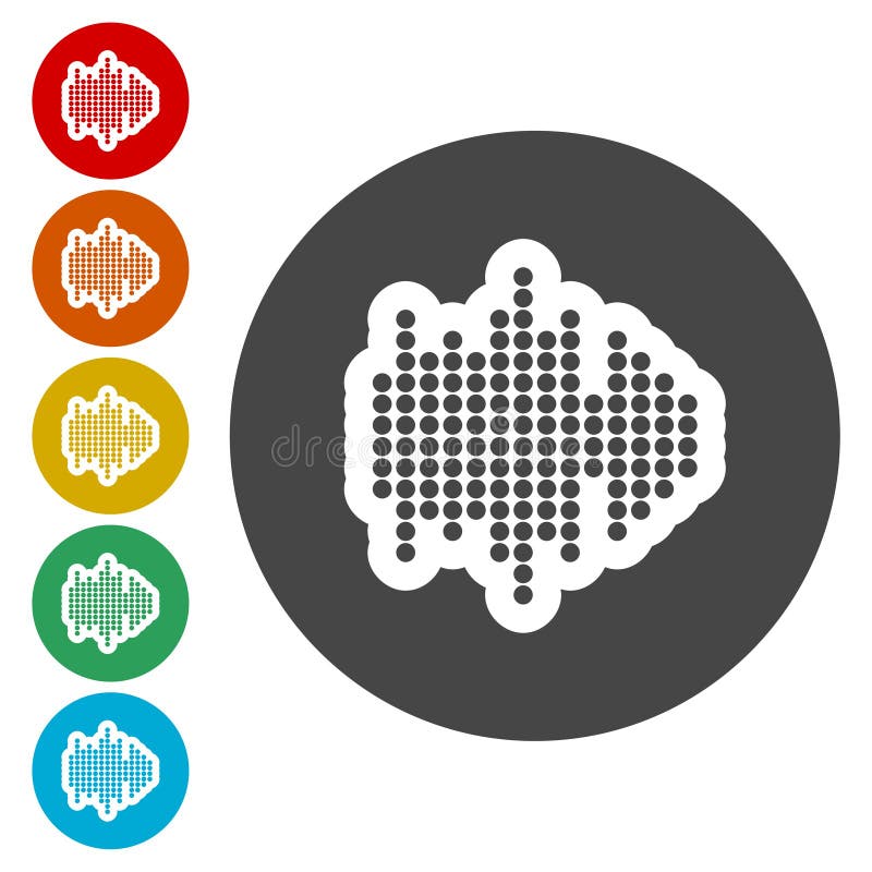 Simple Audio wave icon stock illustration. Illustration of analogue ...