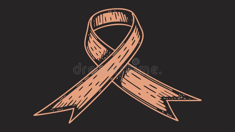 Simple Awareness Ribbon Illustration Vector Design Generative AI Stock ...