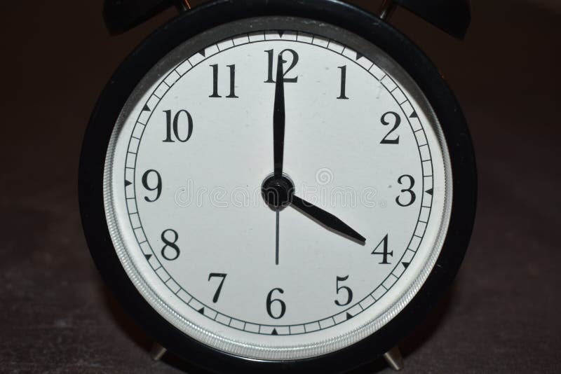Clock Pointing To Different Times Stock Image - Image of time, white ...