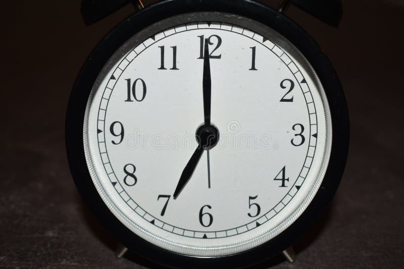 Clock Pointing To Different Times Stock Photo - Image of time, white ...