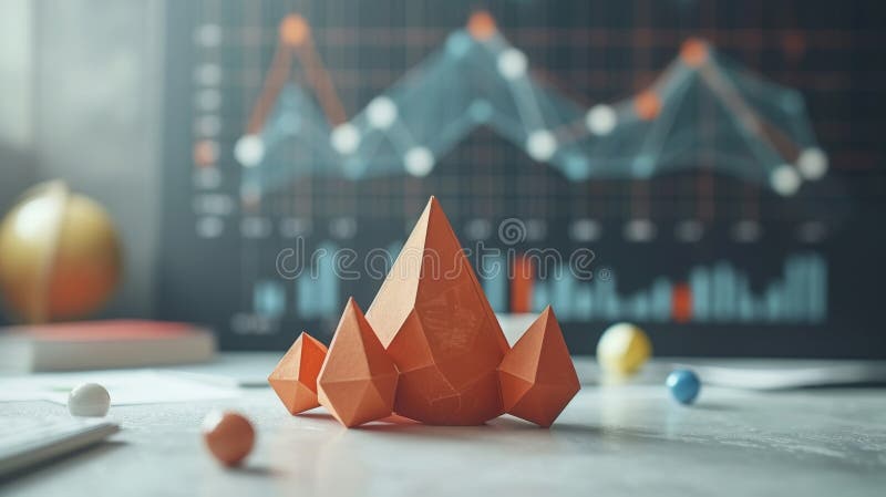 Simple Backdrop with Geometric Forms, Illustrating the Structure and ...