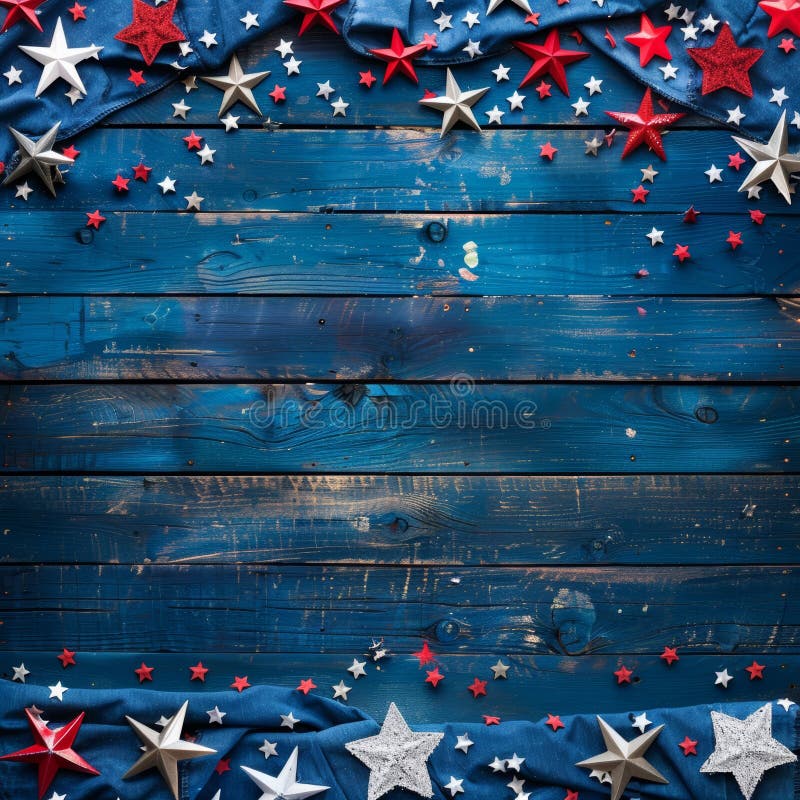 Simple Backdrop with Subtle Patriotic Details for Patriot Day. Stock ...