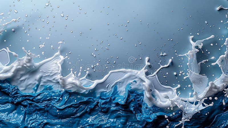 Simple Backdrop with Water Splashes. Stock Illustration - Illustration ...