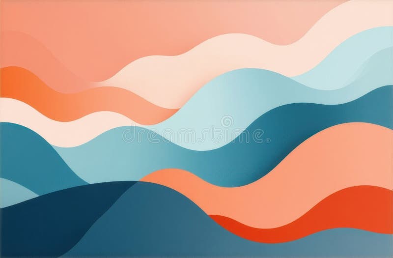 Simple Background of Different Wave Colors at 4-11-2024 Stock ...