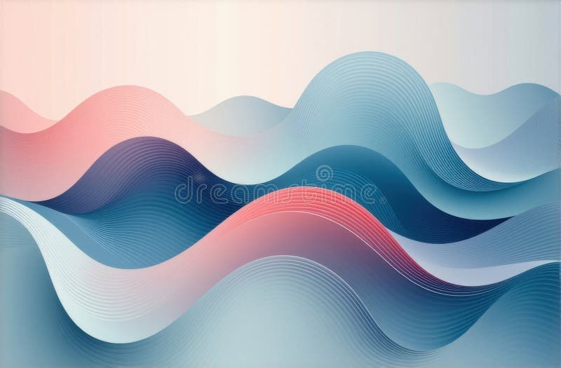 Simple Background of Different Wave Colors at 4-11-2024 Stock ...
