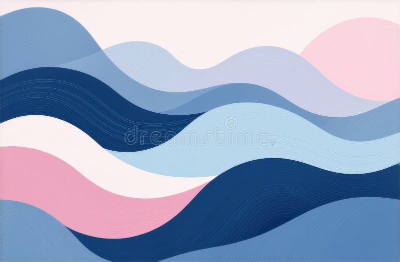 Simple Background of Different Wave Colors at 4-11-2024 Stock ...