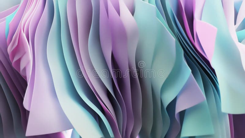 Simple Background with Drapery Layers and Folded Textile Ruffle. Stock ...