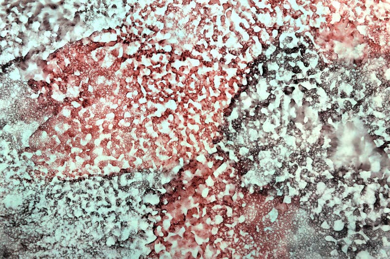 Simple Background of Dry Black-red Drops Stock Illustration ...