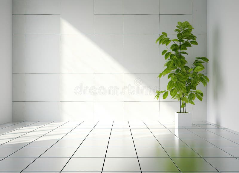 Simple Background Image - Perspective of Corner of Room with Shadows ...