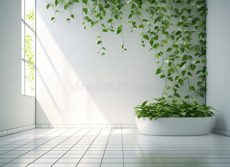 Simple Background Image - Perspective of Corner of Room with Shadows ...