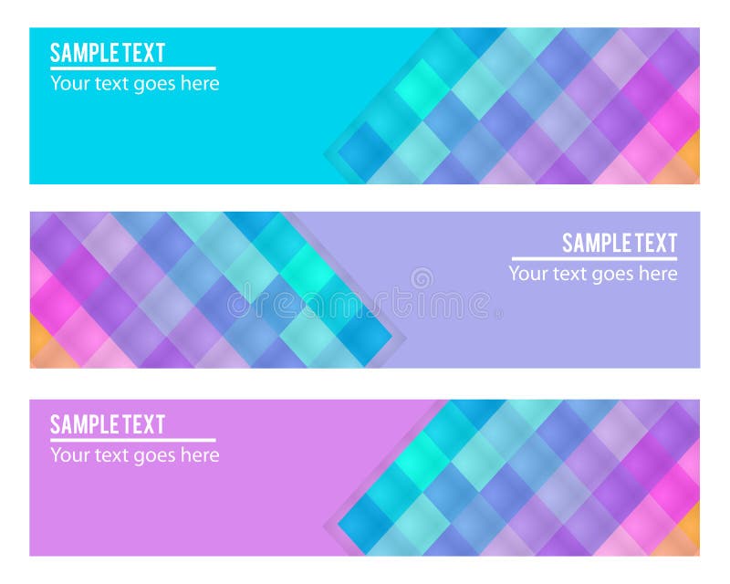 Simple Banner Design stock vector. Illustration of initial - 81097521