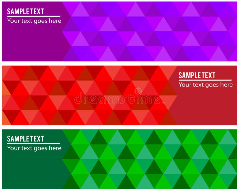 Simple Banner Design stock vector. Illustration of initial - 81097521