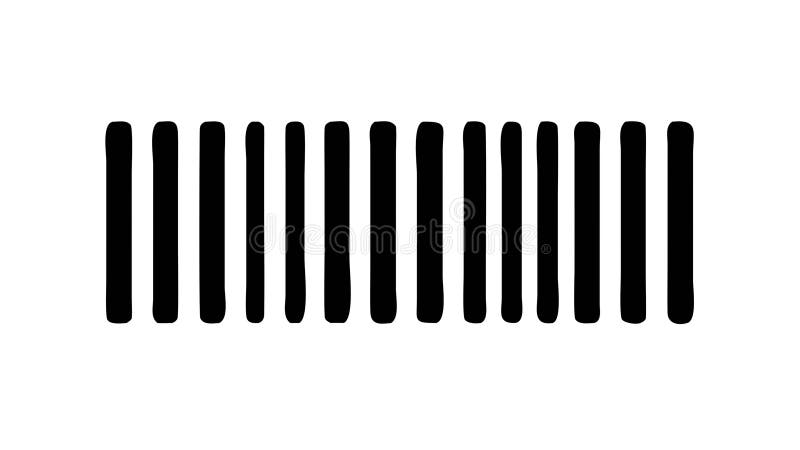 Simple Barcode Icon, Product Scanning Inventory Graphic, Vector Design ...