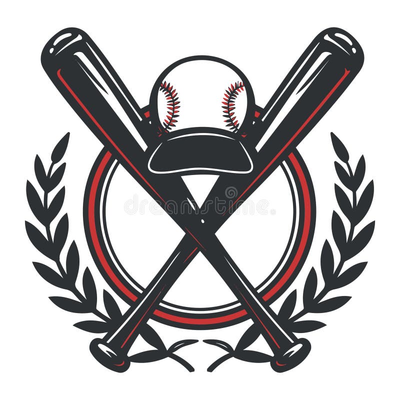 Simple Baseball Club Logo. Vector Illustration Stock Vector ...