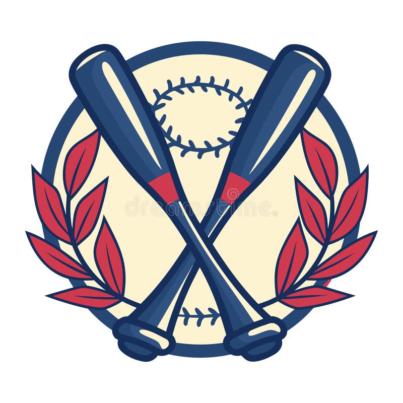 Simple Baseball Club Logo. Vector Illustration Stock Vector ...