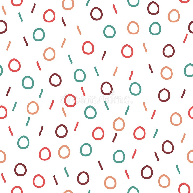 Simple Basic Object Repeat Pattern Design Stock Illustration ...