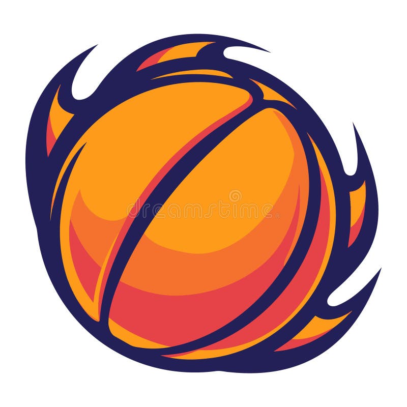 Simple Basketball Club Logo. Vector Illustration Stock Vector ...