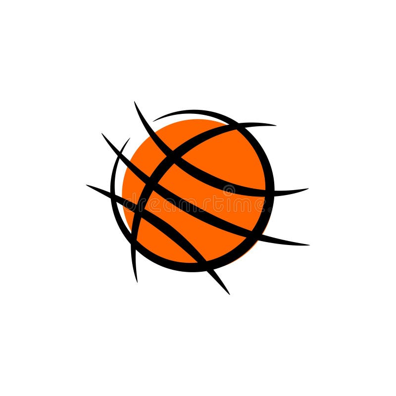 Simple Basketball Illustration. Logo for Basketball Club Stock Vector ...