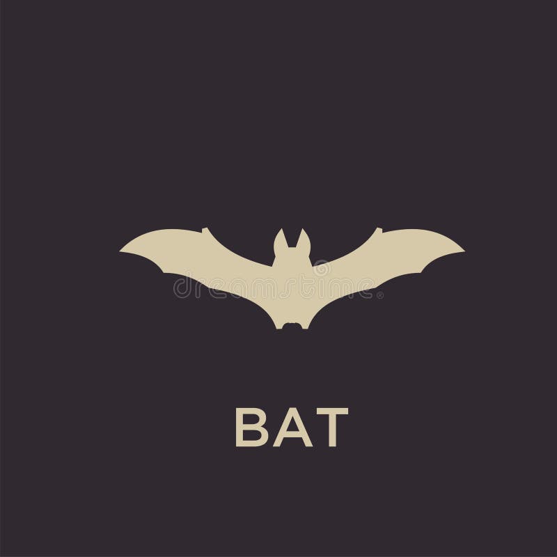 Bat Logo Icon Designs Illustration Stock Illustration - Illustration of ...